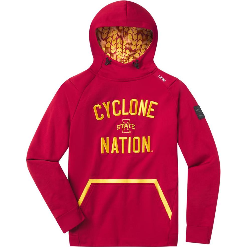 Iowa State Cyclone Nation Red UNRL Crossover Hoodie – Iowa State Team Store